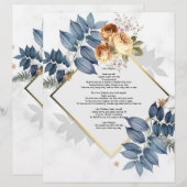 I Am Wisdom Poem Linen Paper Floral Design | Zazzle