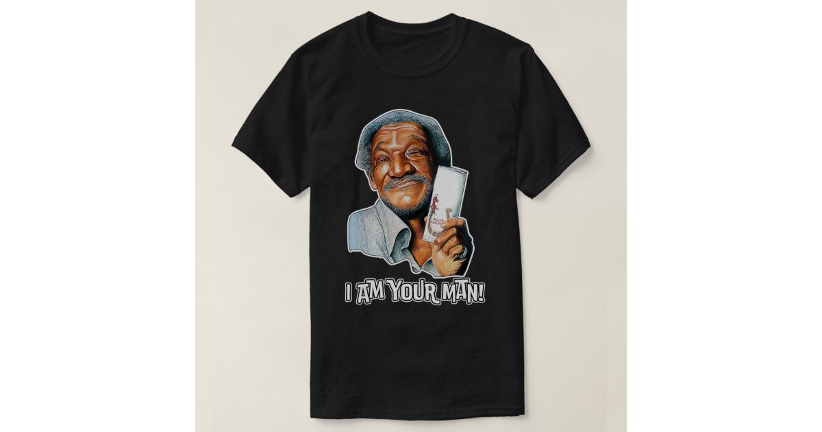 I Am Your Man T Sanford and Son Vaporware Star jus T-Shirt | Zazzle