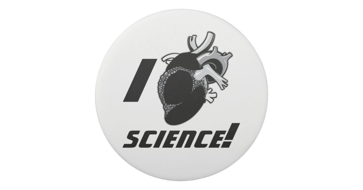 I (Anatomical Heart) Science Eraser | Zazzle