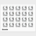 I Balli de Spessanei, or Le Grande Chasse Square Sticker | Zazzle