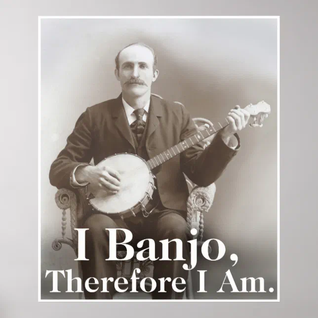 I Banjo Poster | Zazzle