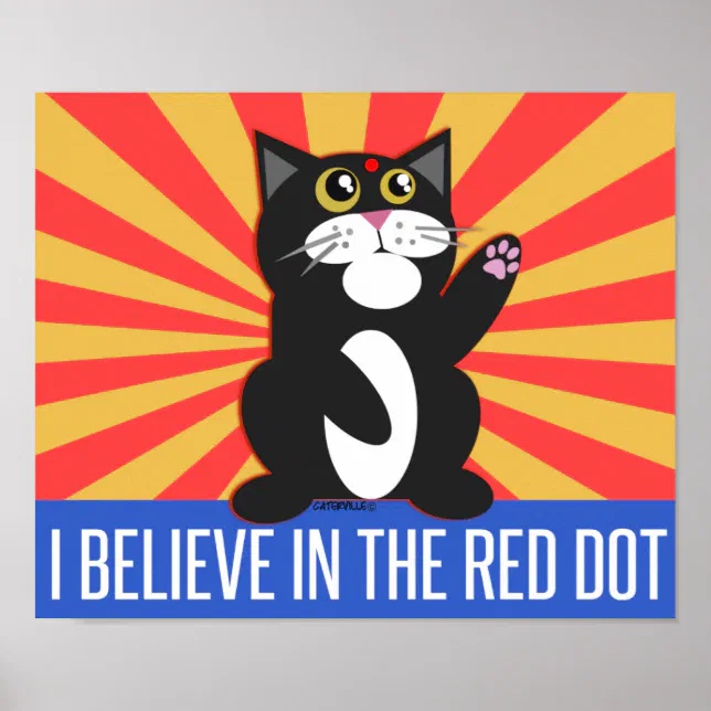 I Believe Cat Poster | Zazzle