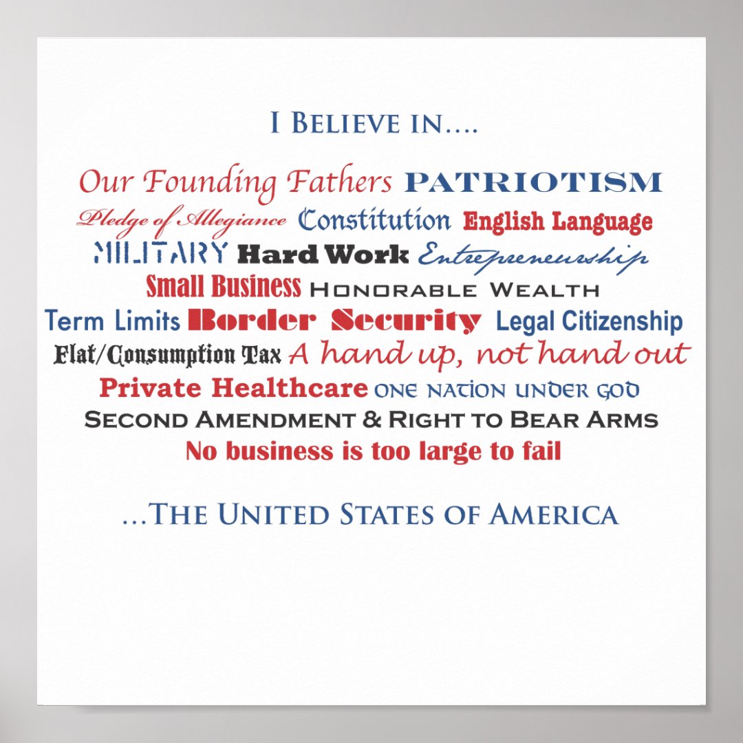 I Believe Poster | Zazzle