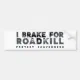 I Brake for Roadkill (Light background) Bumper Sticker | Zazzle