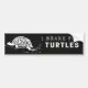 I Brake For Turtles Bumper Sticker Cute and Fun | Zazzle