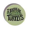 I Brake for Turtles Car Magnet | Zazzle