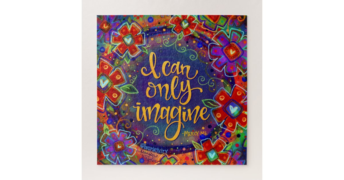 I Can Only Imagine “Inspirivity” Jigsaw Puzzle | Zazzle