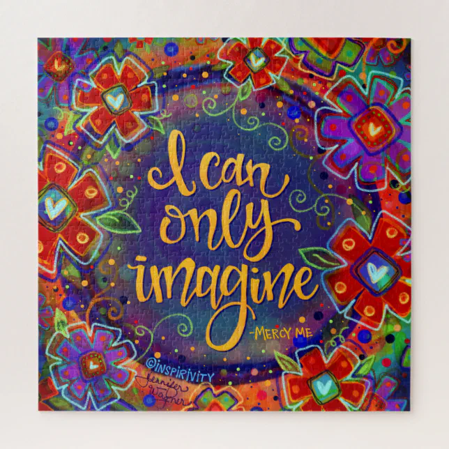 I Can Only Imagine “Inspirivity” Jigsaw Puzzle | Zazzle