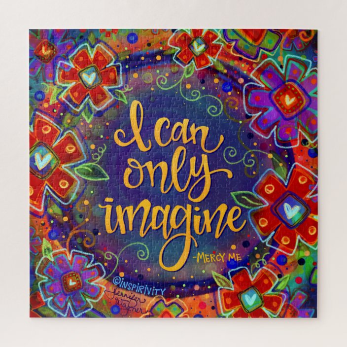 I Can Only Imagine “Inspirivity” Jigsaw Puzzle | Zazzle.com