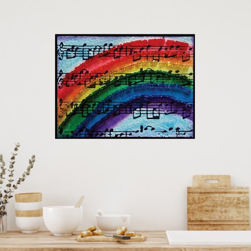 I Can Sing A Rainbow Poster | Zazzle
