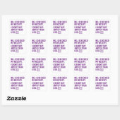 I Checked My Receipt Square Sticker | Zazzle