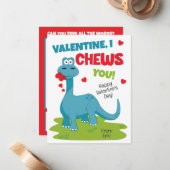 I Chews You Valentine's Day Note Card | Zazzle