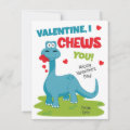 I Chews You Valentine's Day Note Card | Zazzle