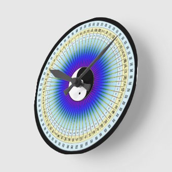 I Ching Hexagrams Clock | Zazzle