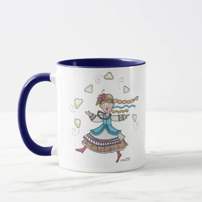I Dance for Perogies, Pierogies, pyrohy Ukrainian Mug | Zazzle