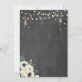I DO BBQ Chalk Fireflies Jar Chalk Shower Invite | Zazzle