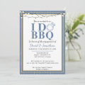 I Do BBQ Couples Shower LGBT Gay Engagement Party Invitation | Zazzle