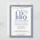 I Do BBQ Couples Shower LGBT Gay Engagement Party Invitation | Zazzle