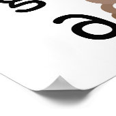 I donut give a poop emoji poster | Zazzle