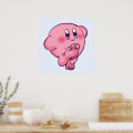 I draw that kirby with feet meme Extremely cursed Poster | Zazzle