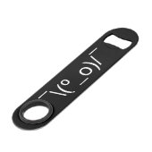 I Dunno LOL ¯\(º_o)/¯ Emoticon Japanese Kaomoji Bar Key | Zazzle