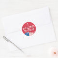 I Farted Voting Sticker | Zazzle