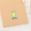 I Find You Quite Ribbiting Funny Frog Pun Sticker | Zazzle