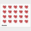 I Found My Missing Piece - Puzzle Heart Classic Round Sticker | Zazzle