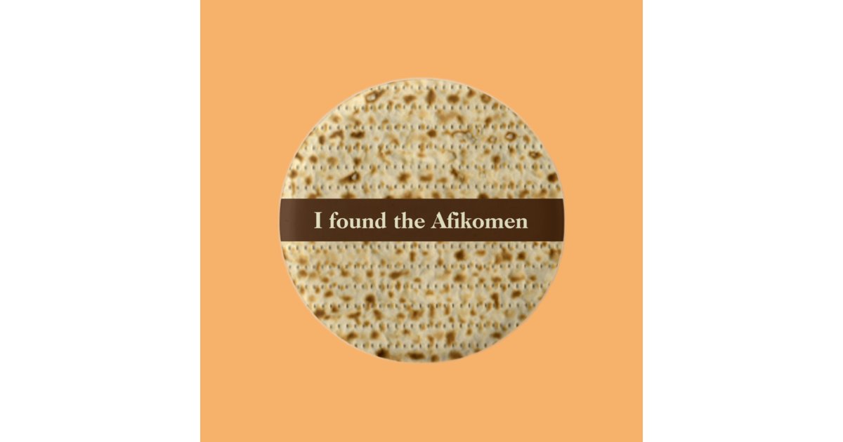 I found the Afikomen matzo Passover Button | Zazzle