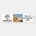Zippy For President Bumper Sticker | Zazzle.com