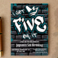 I got Five on it - Boy 5th Birthday Invitation | Zazzle