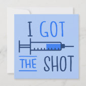 I Got The Shot III - Vaccinated Pro-Vaccine Invitation | Zazzle