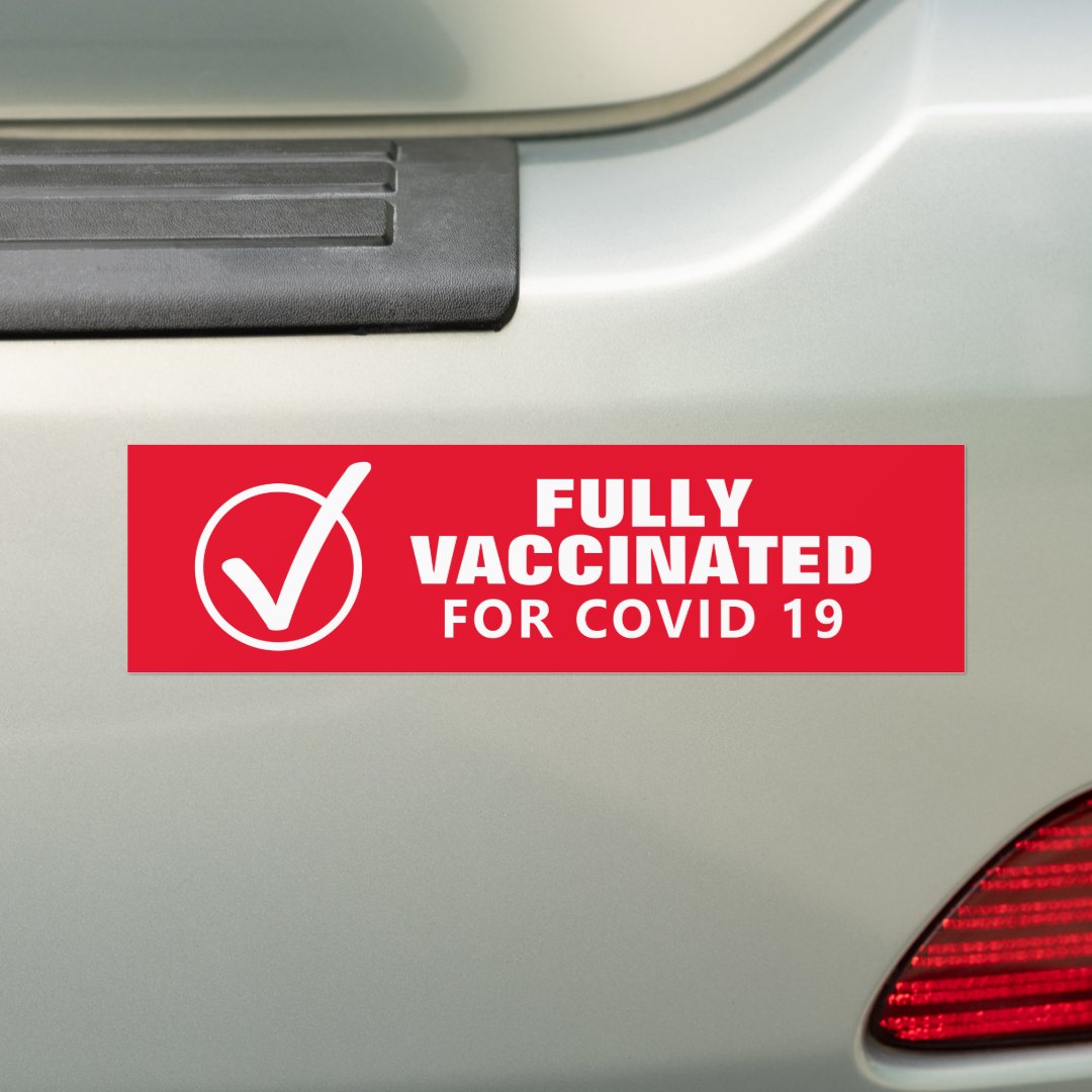 I got vaccinated for covid pro vaccination bumper sticker | Zazzle