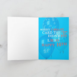 I Got You a Car 16th Birthday Card | Zazzle