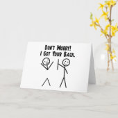 I Got Your Back! Card | Zazzle