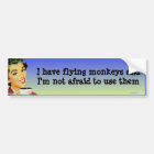 Flying Monkeys Bumper Sticker | Zazzle.com