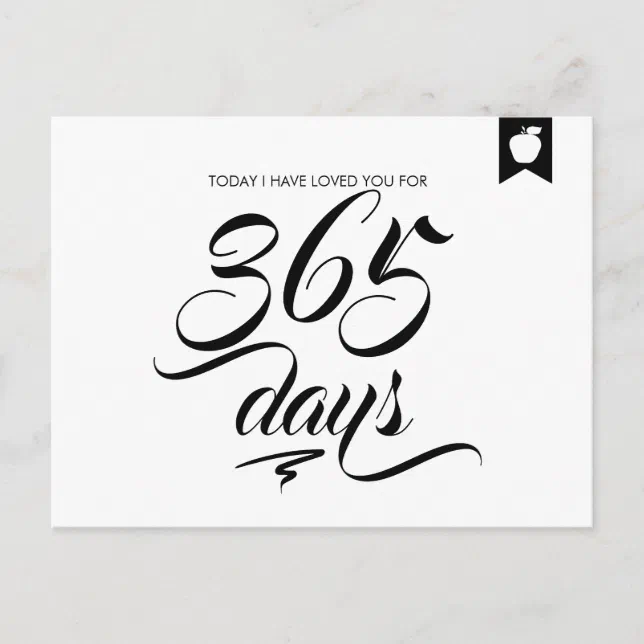 I Have Loved You Days Anniversary Love Postcard | Zazzle