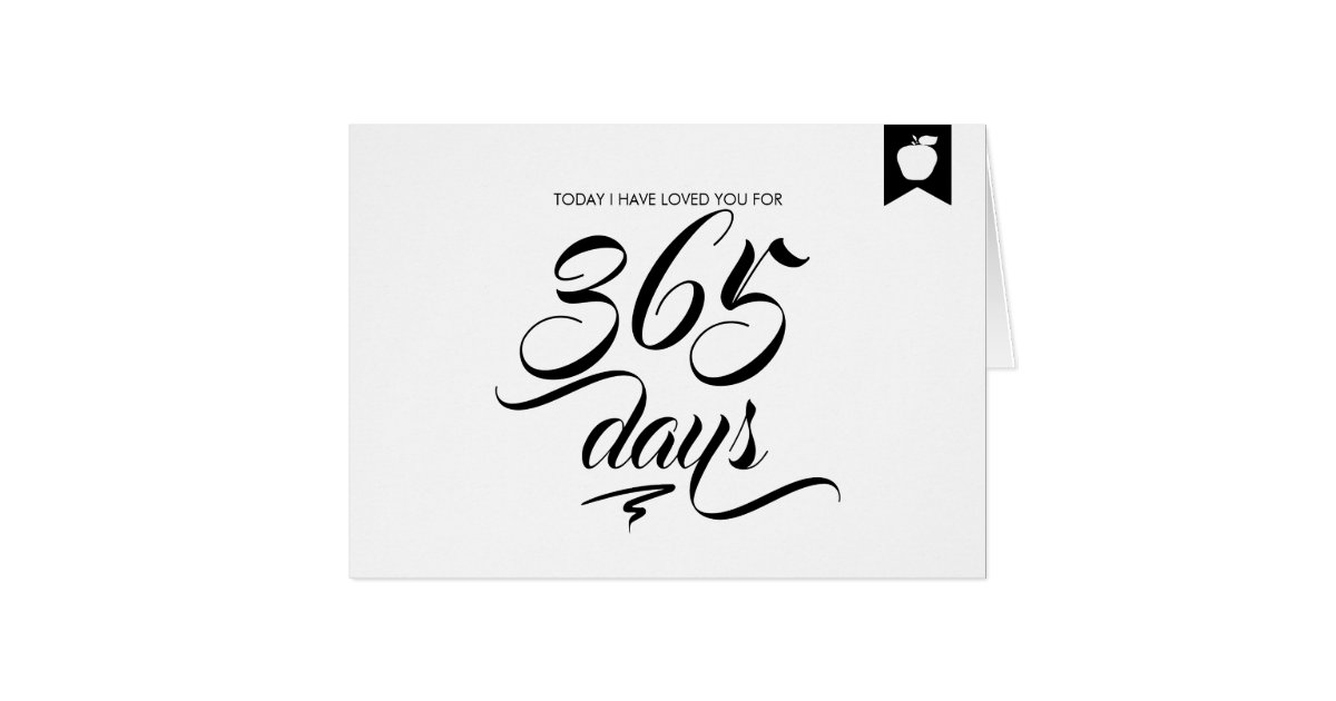 I Have Loved You For Days Anniversary Love Card | Zazzle
