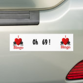 I Heart Bingo Bumper Sticker | Zazzle