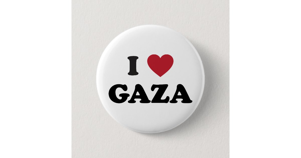 I Heart Gaza Palestinian Pinback Button | Zazzle