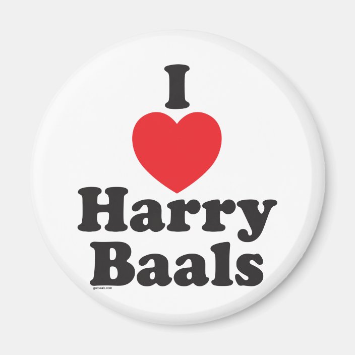 I 'Heart' Harry Baals Magnet | Zazzle.com