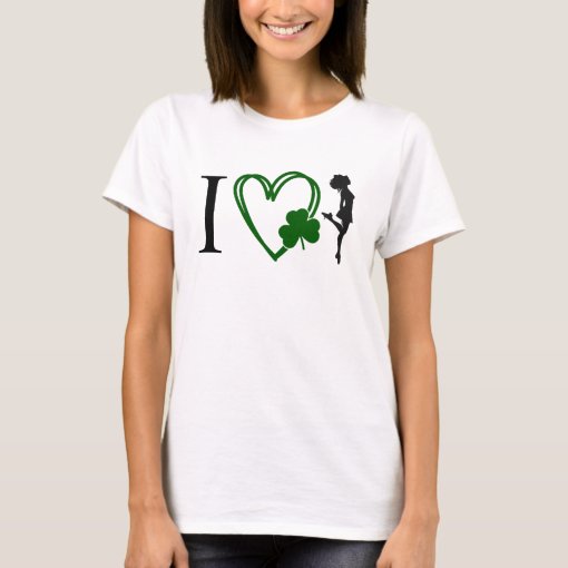 I Heart Irish Dance - Hard Shoe Irish Dancer T-Shirt | Zazzle