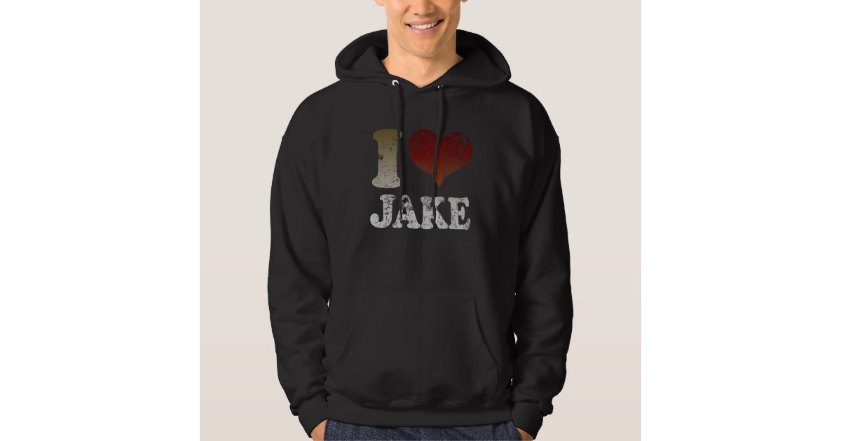 I heart Jake Hoodie | Zazzle