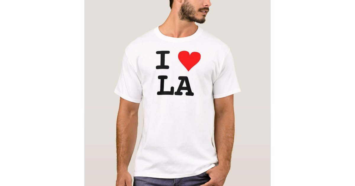 I heart LA T-Shirt | Zazzle