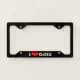 I Heart License Plate Frame | Zazzle