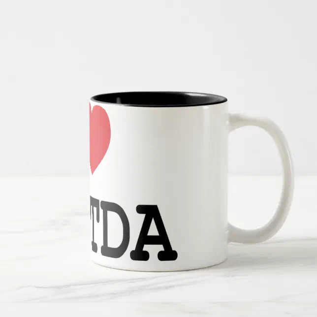 I heart / love EBITDA mug | Zazzle