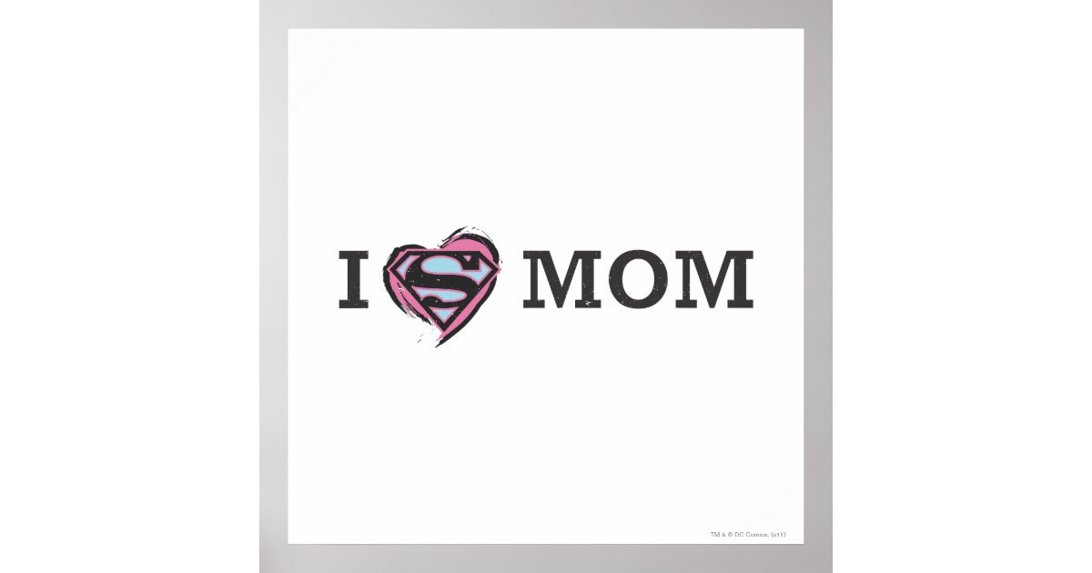 I Heart Mom Poster | Zazzle