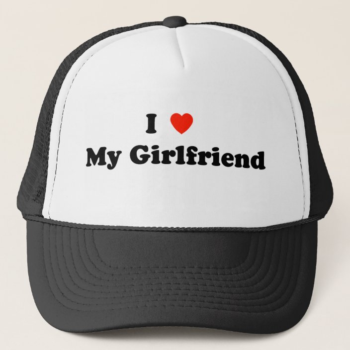I Heart My Girlfriend Hat | Zazzle.com