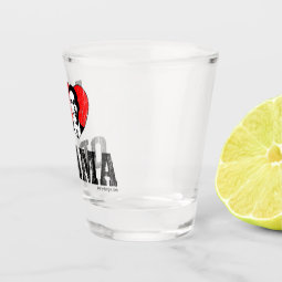 I Heart Obama Shot Glass | Zazzle