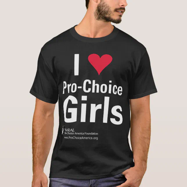 I Heart Pro-Choice Girls T-Shirt | Zazzle
